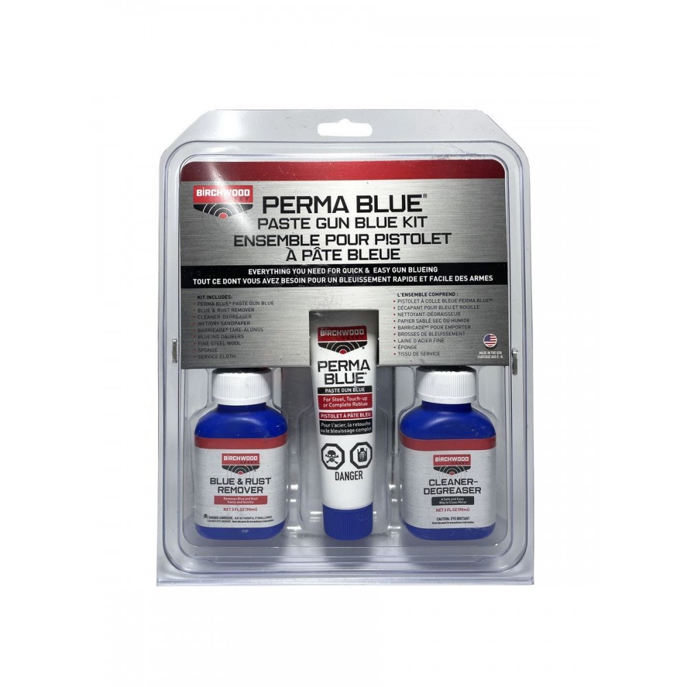Birchwood Casey Perma blue paste gun kit.