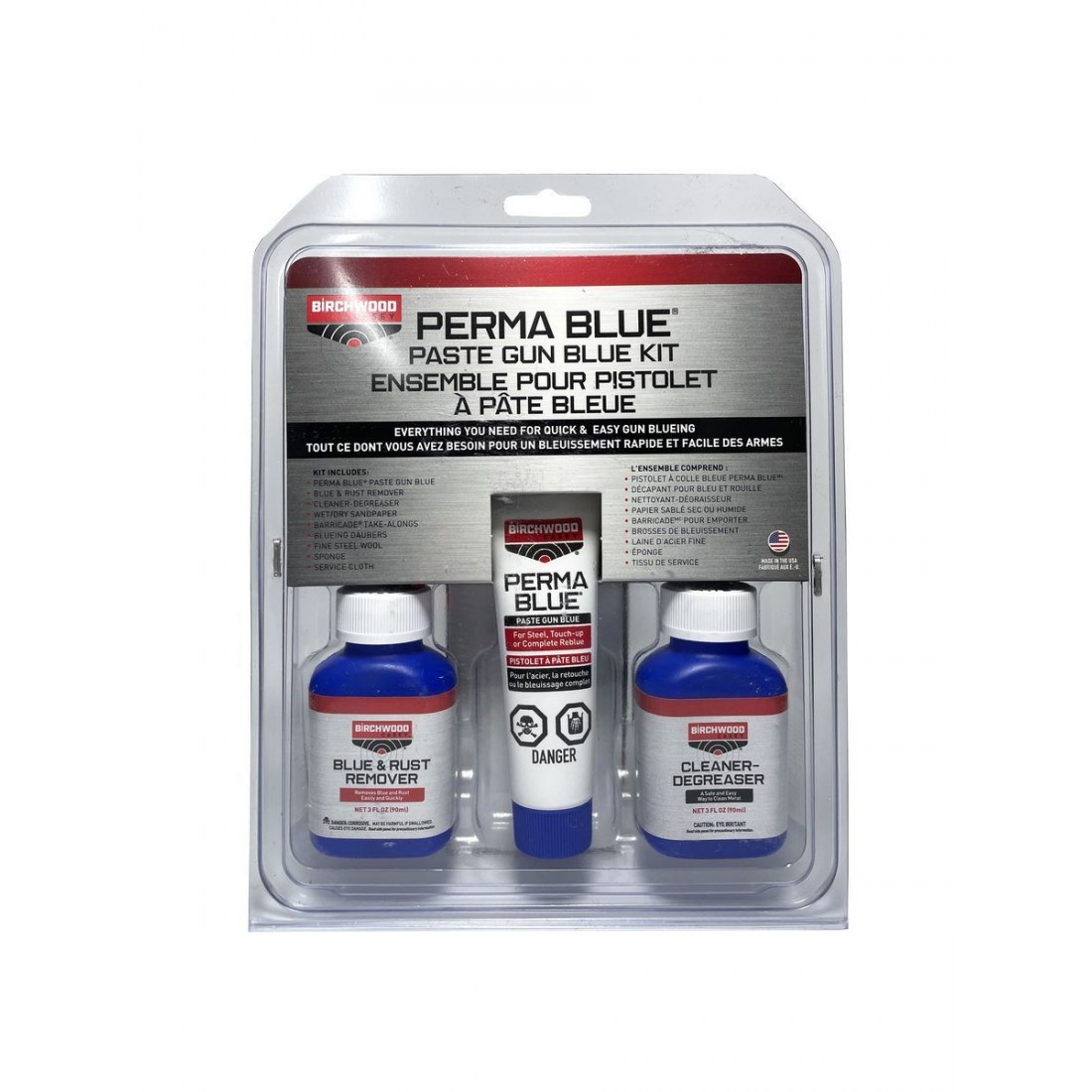 Birchwood Casey Perma blue paste gun kit.