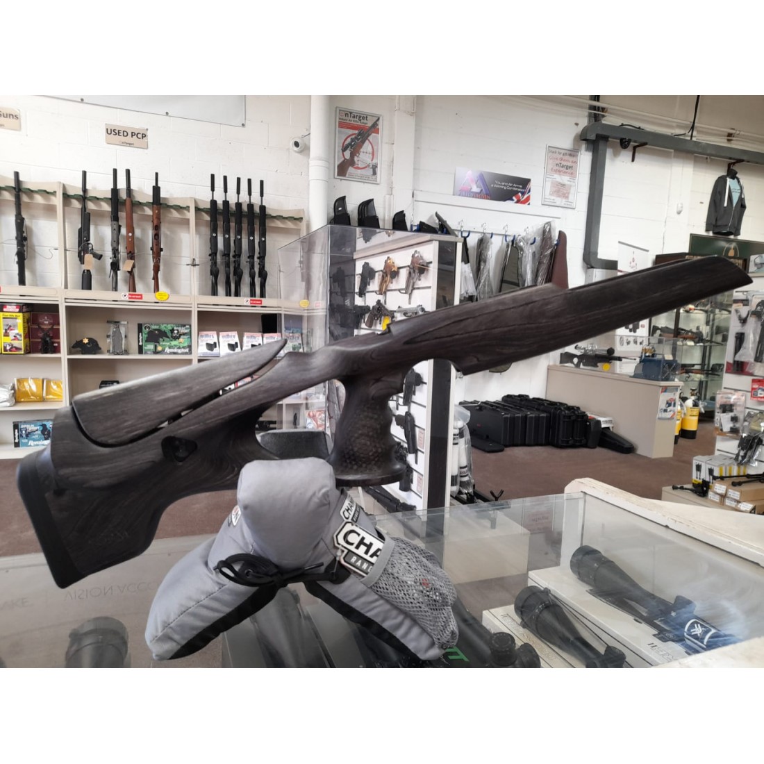 BSA Ultra CLX Form Stock Ebony Laminate Semi Adj